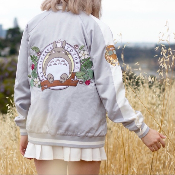 japanla | Jackets & Coats | My Neighbor Totoro Japanese Souvenir Jacket ...